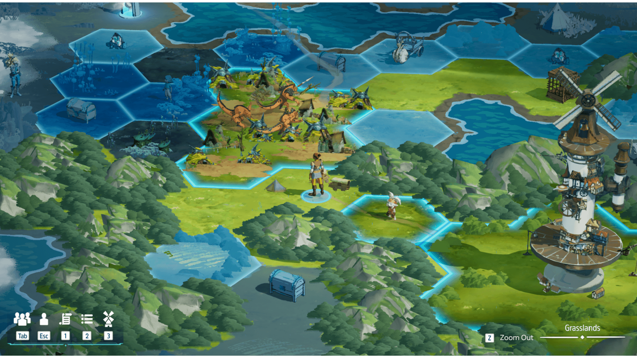 Adventure Together! Navigating the World Map - Towerborne